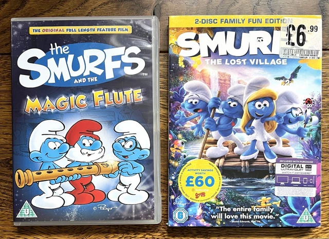 THE SMURFS AND The Magic Flute & Smurfs - The Lost Village (DVD) £5.00 - PicClick UK