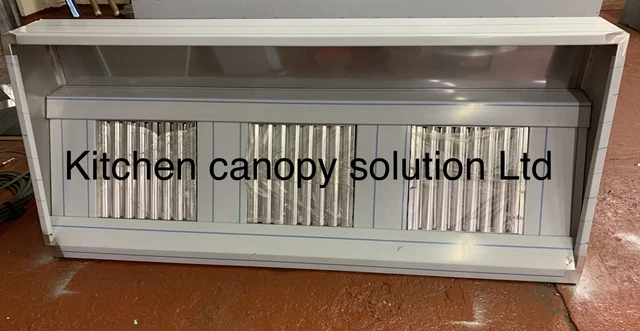 COMMERCIAL KITCHEN CANOPY/\HOOD 8ft+ Interlock Extraction Kit £1,499.00 ...