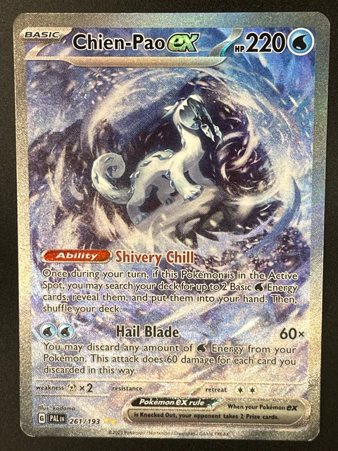 CHIEN-PAO EX - Paldea Evolved 261/193 Special Illustration Rare Pokemon ...