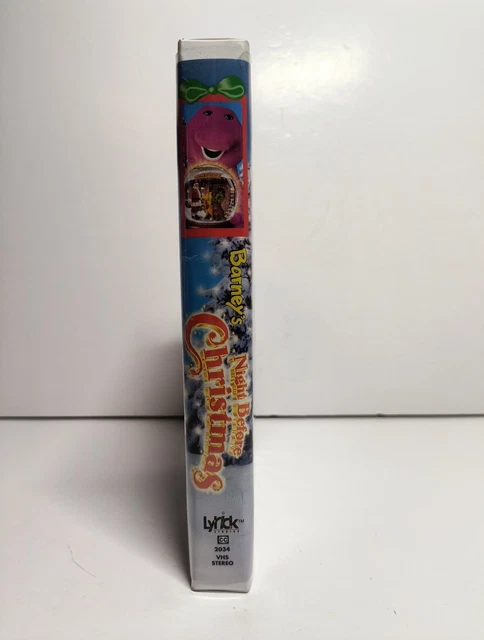 BARNEYS NIGHT BEFORE Christmas VHS Tape 1999 Clamshell Vintage Never ...