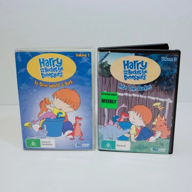 HARRY AND HIS Bucket Full Of Dinosaurs : Vol 1 and Vol 3 DVD lot $20.00 ...