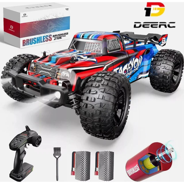 DEERC 210E 1:10 Brushless RC Cars High Speed 4X4 RTR Off Road RC Monster Truck £136.99 - PicClick UK