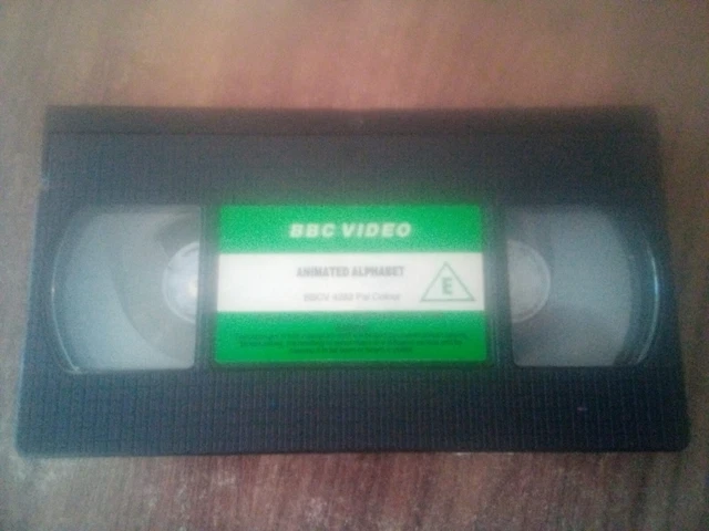 ANIMATED ALPHABET BBC Vhs Video EUR 17,03 - PicClick IT