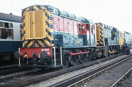 ORIGINAL 35MM colour slide of 97800 Ivor BR diesel shunter loco £2.99 ...