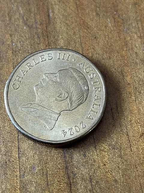 2024 RARE BIG CUD ERROR Australian 1 Dollar Coin, Mob Of Roos, King ...