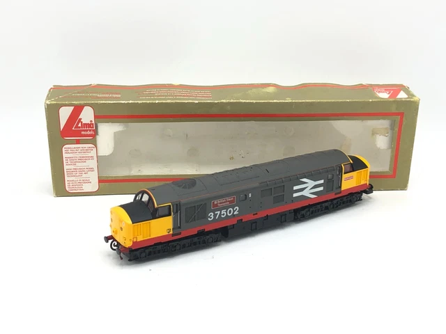 NON-POWERED LIMA OO Class 37 37502 British Steel Teeside Diesel ...