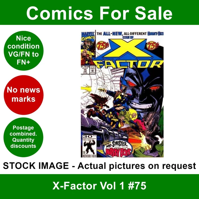 MARVEL X-FACTOR VOL 1 #75 comic VG/FN+ 01 February 1992 EUR 5,82 ...