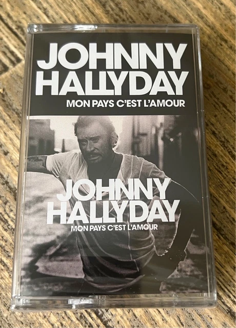 JOHNNY HALLYDAY CASSETTE Audio Tape Mon Pays C’est L’amour - Neuve Sous ...
