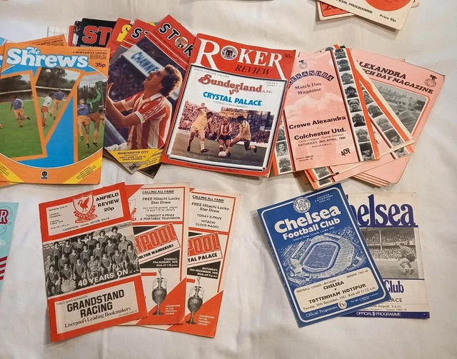 43X ENGLISH & WELSH FOOTBALL TEAM PROGRAMMES MAGAZINES BOOKS JOBLOT 60s ...