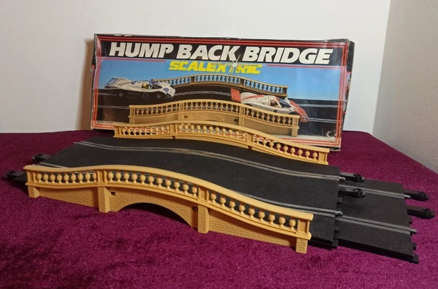 SCALEXTRIC C248 CLASSIC Brown Hump Back Bridge Complete with Box | Rare ...