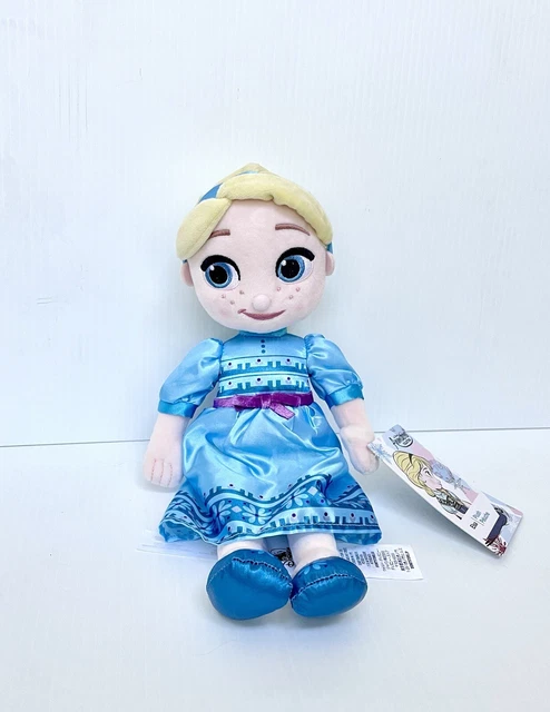 DISNEY STORE 12& Plush Animators Collection Elsa Frozen Doll Stuffed ...