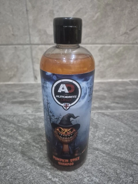 AUTOBRITE DIRECT PUMPKIN Spice Car Shampoo 500ml Limited Halloween ...