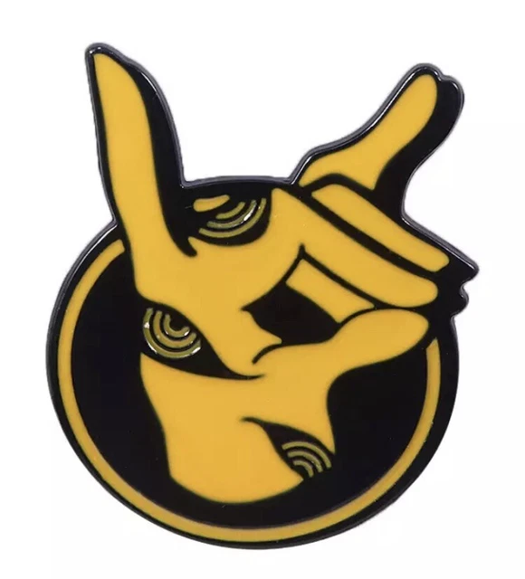 LARGE CHAINSAW MAN Hand Sign Signal Metal Enamel Pin Badge Anime Death ...