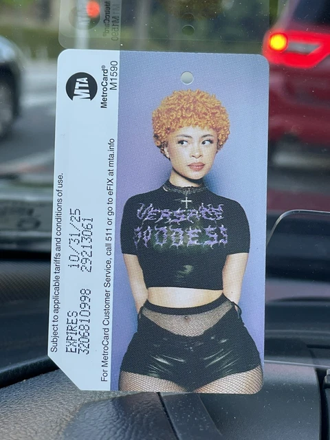 ICE SPICE METROCARD Limited Edition NYC Subway MTA NYCT Y2K Fordham ...