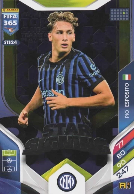 PANINI FIFA 365 2026 STS24 Star Signing Pio Esposito Inter Milan £0.87 ...