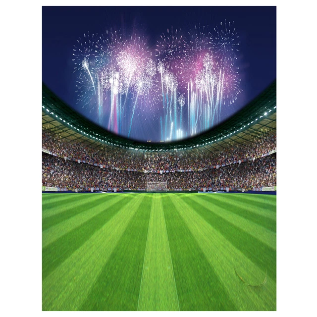 PHOTO STUDIO BACKGROUND Football Field Cloth Photography Background ...