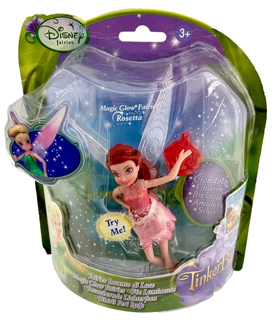 DISNEY FAIRIES FAIRY Doll Rosetta Flutter Wings Disney Store Tinker ...