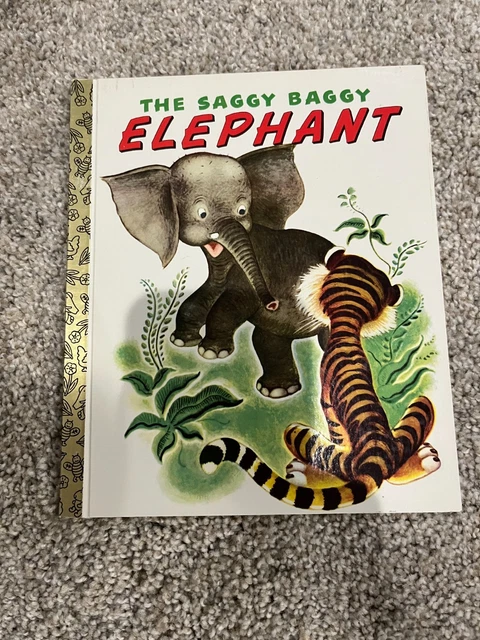 THE SAGGY BAGGY Elephant by K. & B. Jackson -Little Golden Book - 1974 ...