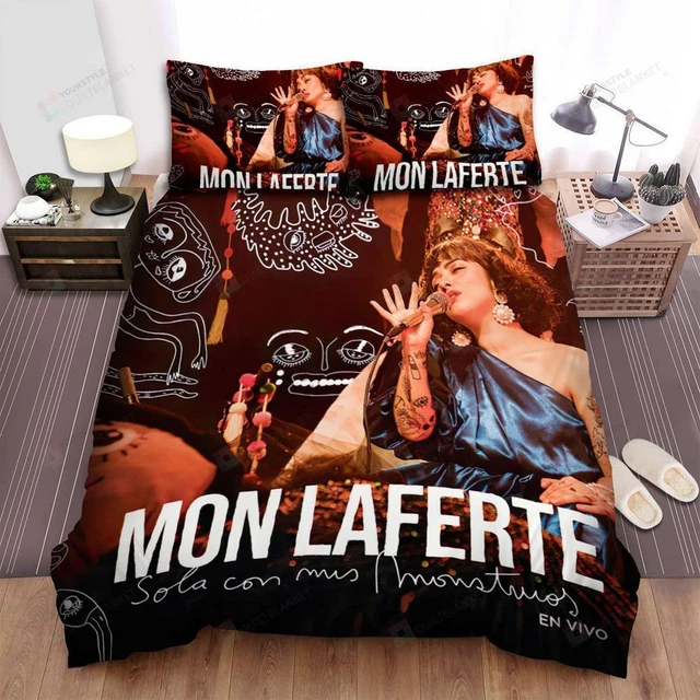 MON LAFERTE ALBUM Sola Con Mis Monstruos Quilt Duvet Cover Set King ...