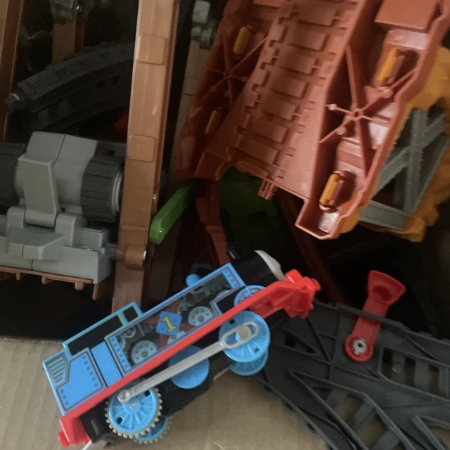 THOMAS & FRIENDS TRACKMASTER WALKING BRIDGE With ORIGINAL TRAIN COM ...