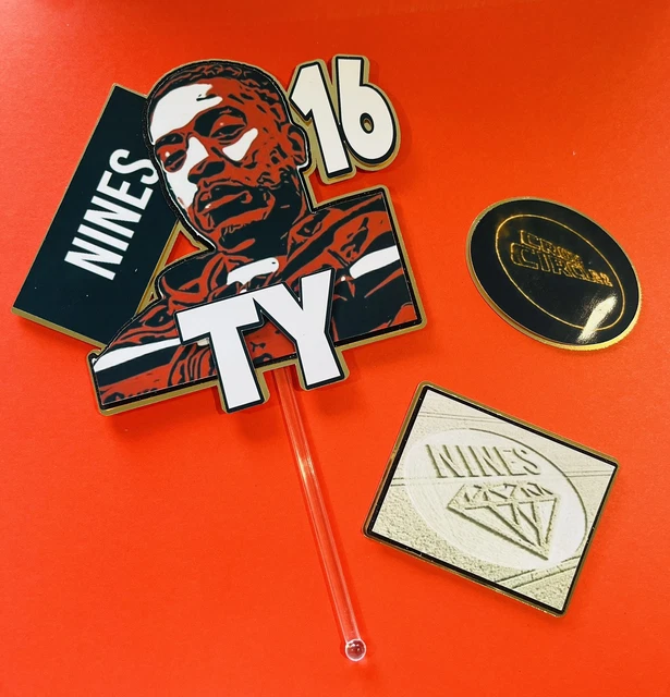 NINES RAPPER PERSONALISED Cake Topper Birthday Any Name & Age £11.12 ...