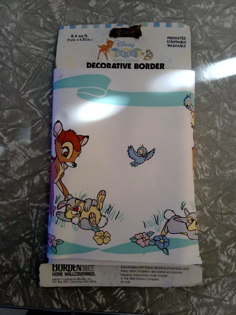 VINTAGE DISNEY BAMBI decorative border $75.00 - PicClick AU