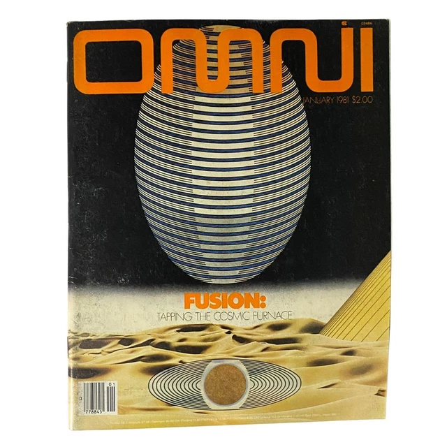 VTG OMNI MAGAZINE January 1981 Fusion Tapping The Cosmic Furnace No ...