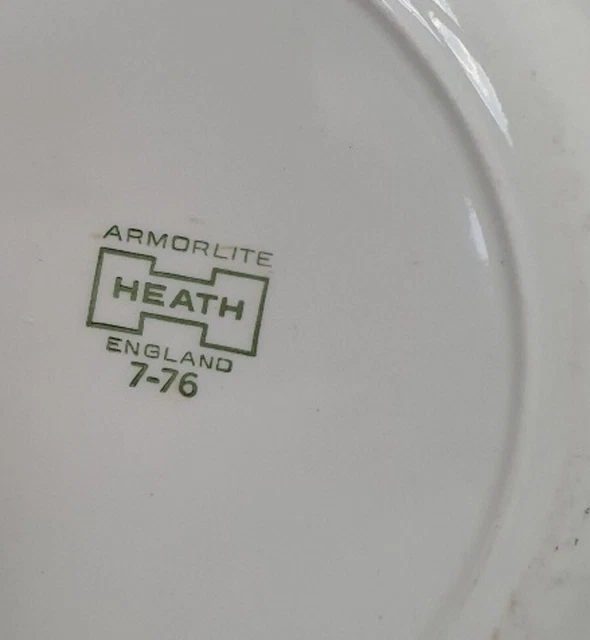 VINTAGE DUDSON ARMORLITE Heath Vitrified Plate Made in England c1976 ...