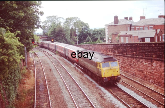 35MM RAILWAY SLIDE - BR Diesel Electric Loco Class 47. 47851 @ Chester ...