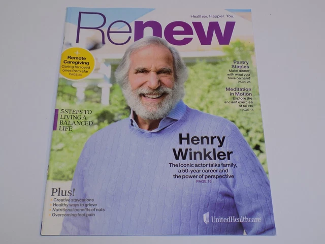 RENEW MAGAZINE UNITED Healthcare Fall 2020 Henry Winkler Pantry Staples ...