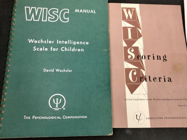 WISC MANUAL/SCORING CRITERIA Form Wechsler Intelligence Scale for ...