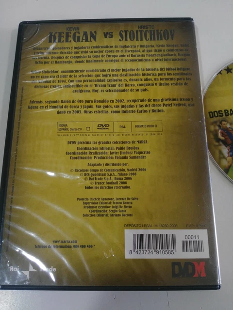 KEVIN KEEGAN VS Hristo Stoitchkov Ballon D'or Duels DVD £20.27 ...
