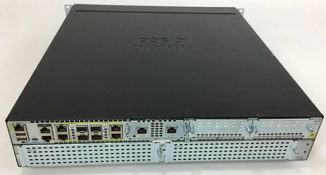CISCO ISR4451-X/K9 4400 Series Integrated Services Router 2MFT-T1/E1 w ...