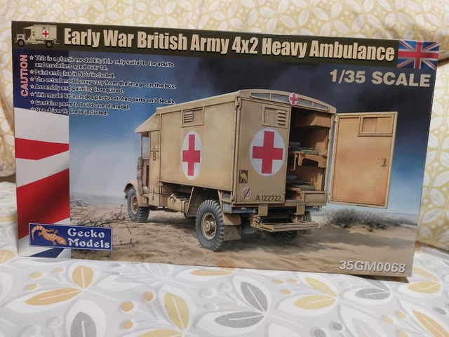 EARLY WAR BRITISH Army 4X2 Heavy Ambulance Model Kit 1:35 scale £26.68 ...