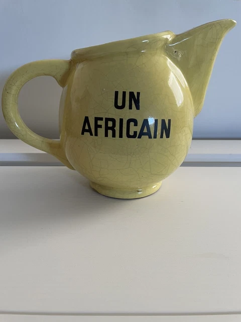 RARE ANCIEN PICHET PUBLICITAIRE PASTIS UN AFRICAIN Anis Pernod ricard ...