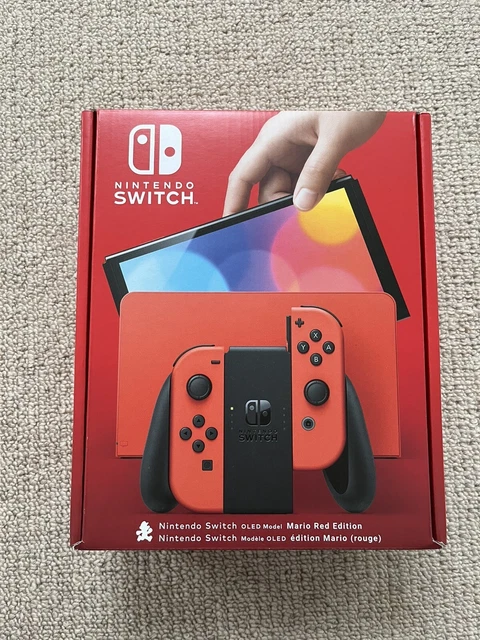 NINTENDO SWITCH (OLED) Mario Red Edition - BRAND NEW / SEALED - Putney ...