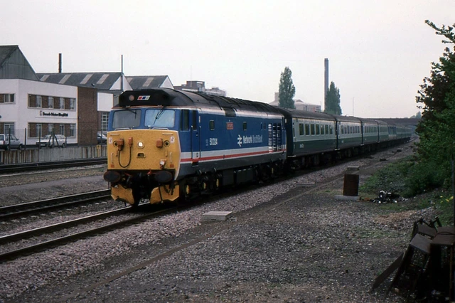 6X4 COLOUR RAILWAY photograph Class 50 50024 near Slough 09.88 £1.00 ...
