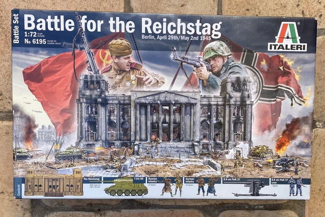 ITALERI WW2 BATTLE FOR THE REICHSTAG BERLIN 1945 Ref 6195 1/72 (55 ...