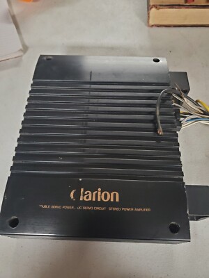 VINTAGE CLARION 1000A 50W+50W Car Audio Amplifier Amp - Old School ...