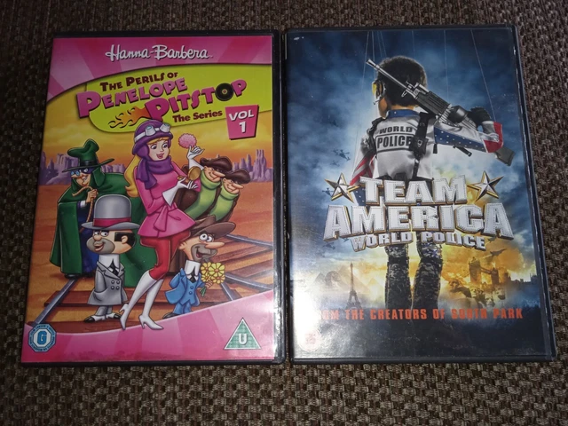 THE PERILS OF penelope pitstop volume 1/team america dvds very good ...