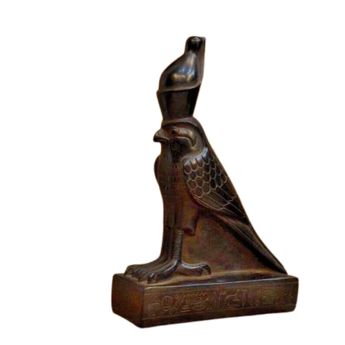 RARE ANCIENT EGYPTIAN Falcon Bird God Horus Statue large heavy marble ...