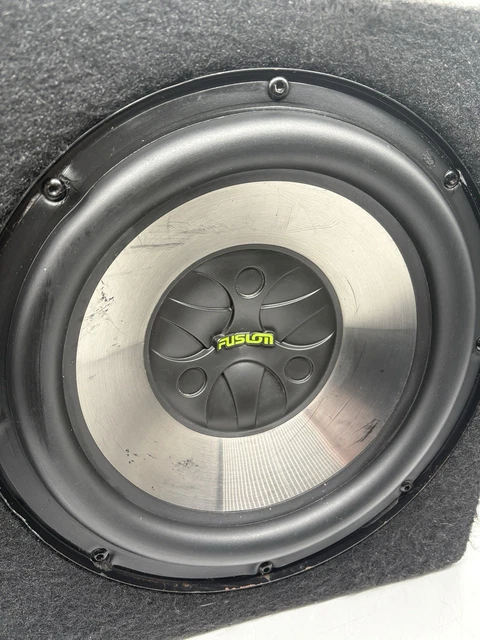 FUSION REACTOR RE-SW120 12-inch Subwoofer In Enclosure £99.95 - PicClick UK