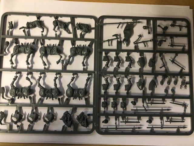 LIVING DEAD KNIGHTS Sprue + Horses - Forgotten Worlds - Fireforge Games ...