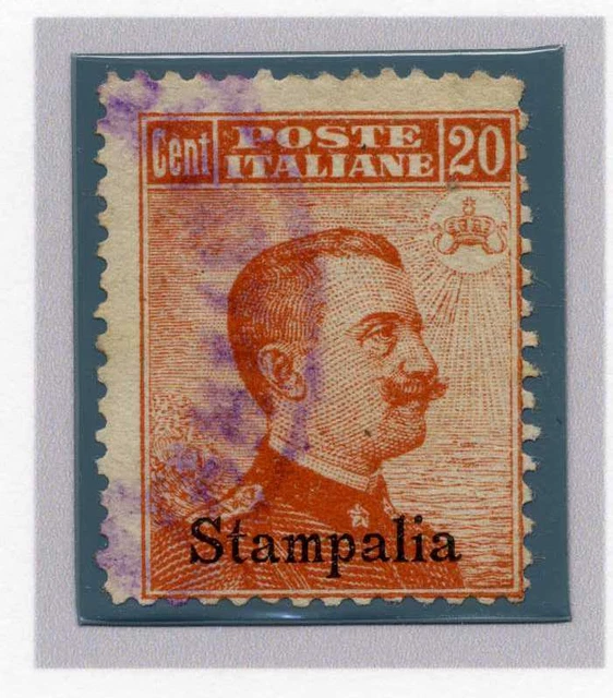 EGEO STAMPALIA 1917 Vittorio Emanuele III tipo Michetti, senza ...