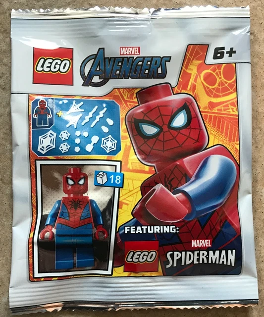 POLYBAG LEGO SUPER Heroes Marvel Figurine Minifigure Spider-Man Spiderman EUR 4,99 - PicClick FR
