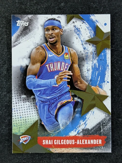 2025-26 TOPPS FLAGSHIP Shai Gilgeous-Alexander Stars of the NBA #SA-2 ...