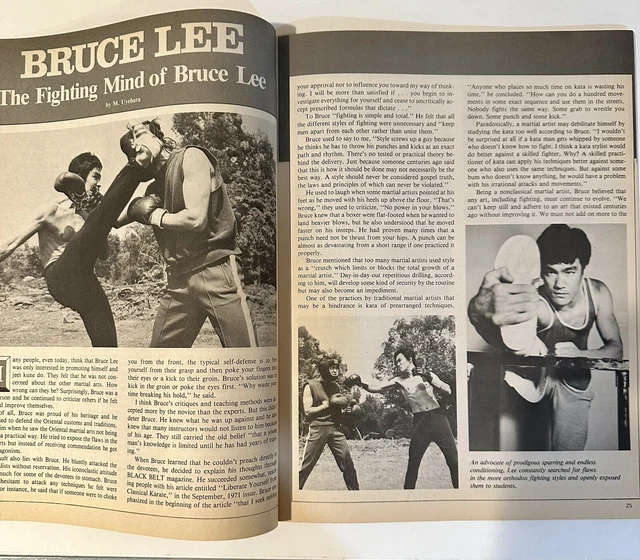 8 VINTAGE FIGHTING Stars Magazines 1970’s -80’s. Contain Bruce Lee ...