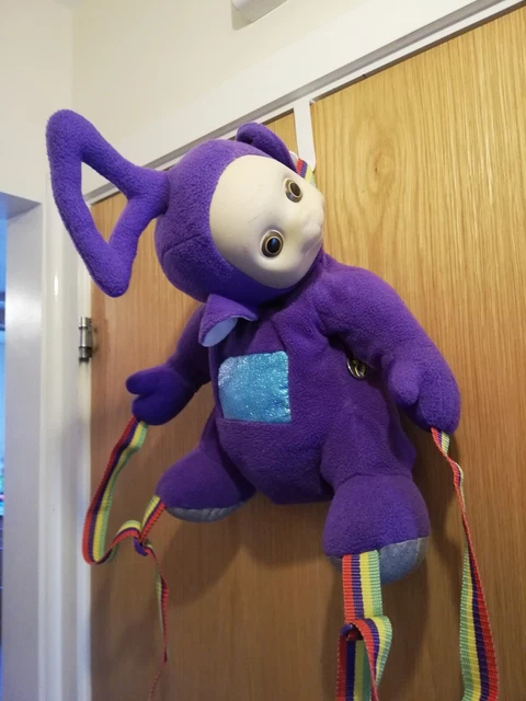 VINTAGE TELETUBBIES 1996 Tinky Winky Backpack Bag Plush Teddy ...