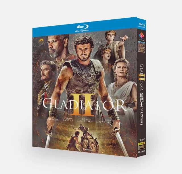 GLADIATOR II (2024) BD Movie TV Series 1-Disc Film All Region New Box ...