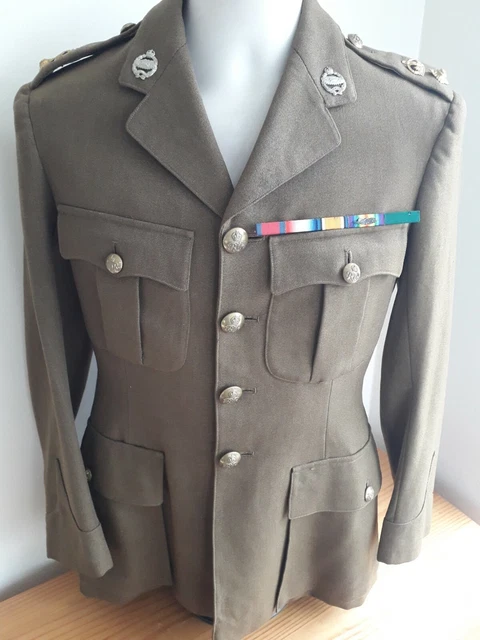 BRITISH ARMY ROYAL tank regiment jacket Lt Colonel WW2 WW1 DSO RTR MiD ...